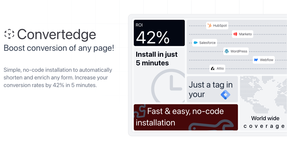 Convertedge - Boost conversion of any page!
